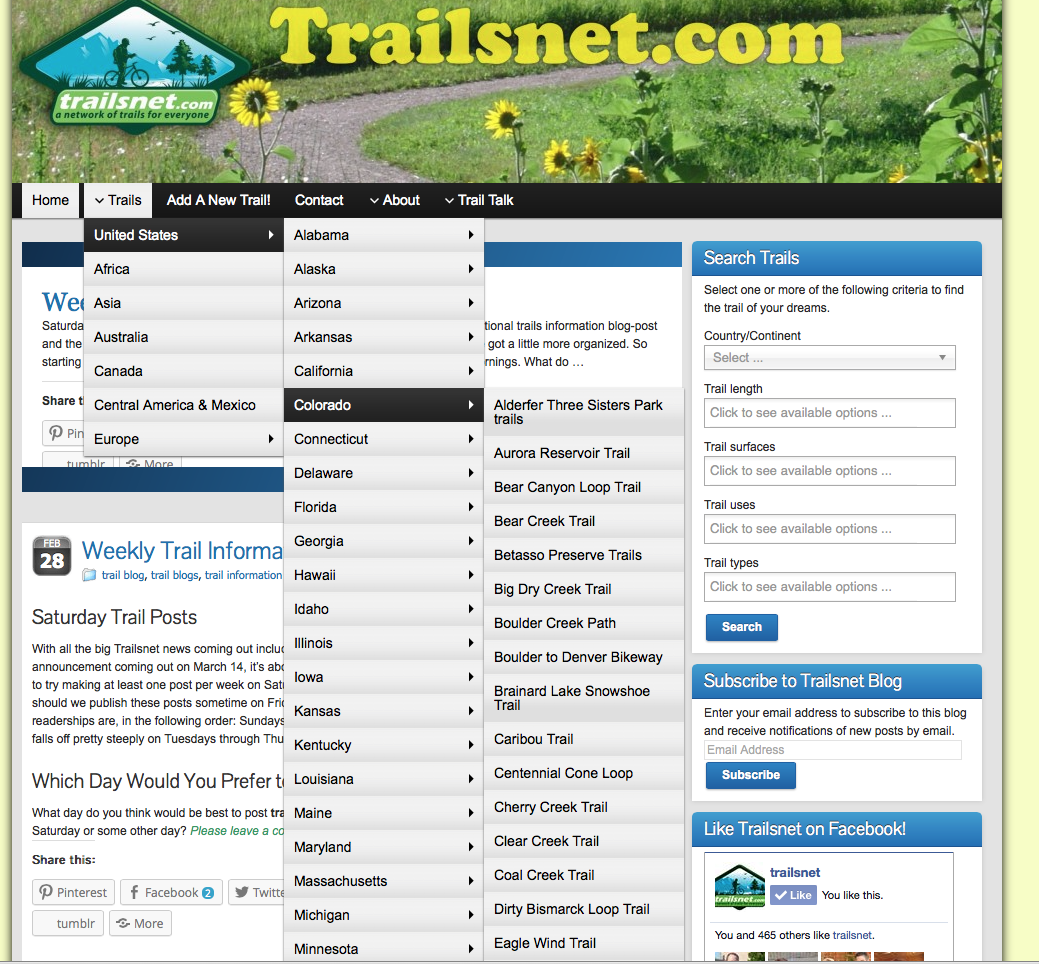 The best trails in the world are on Trailsnet.com